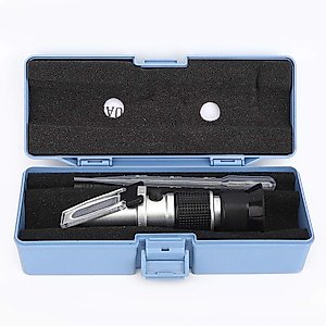 Brix Refractometer,Honey Refractometer,Refractometer Maple Syrup 0-90% for Measuring Sugar Content in Fruit, Honey, Maple Syrup and Other Sugary Drink