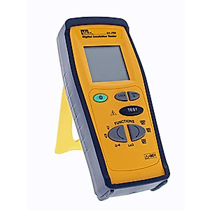 IDEAL INDUSTRIES INC. 61-795 Hand-held Insulation Tester, 250/500/1000V test voltages,Yellow, General Duty