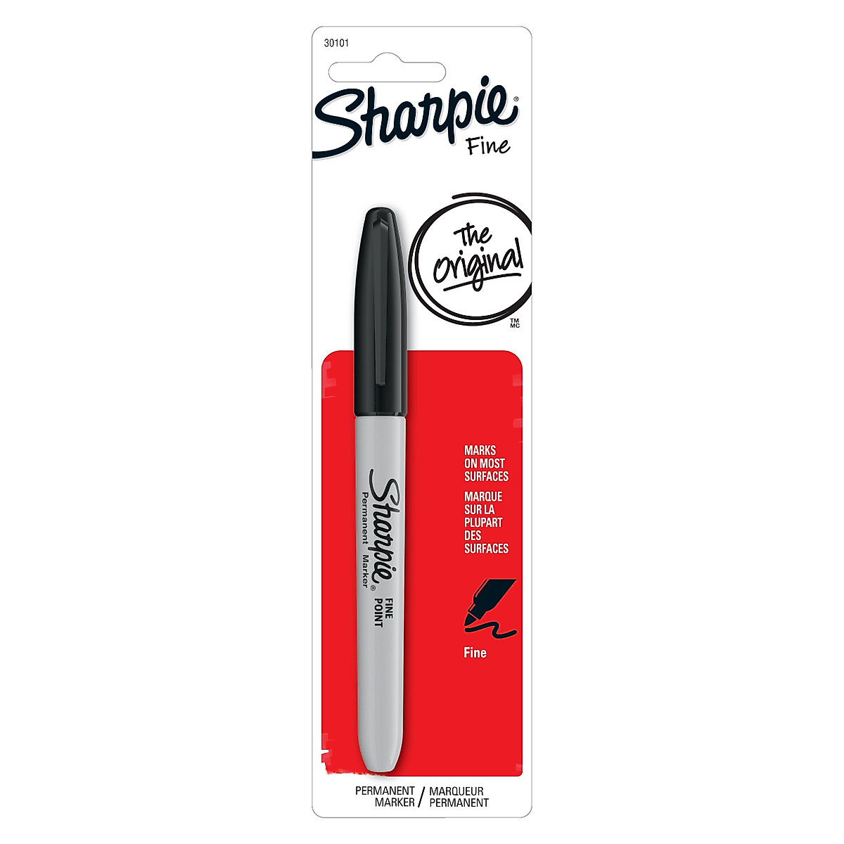 Sharpie Fine Point Permanent Markers, 1 Black Marker (30101PP)
