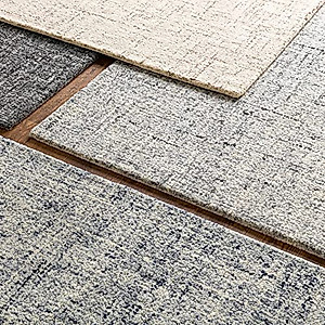 Hauteloom Tanana Wool Living Room, Bedroom Area Rug - Modern - Beige, Black, Gray - 8' x 10'