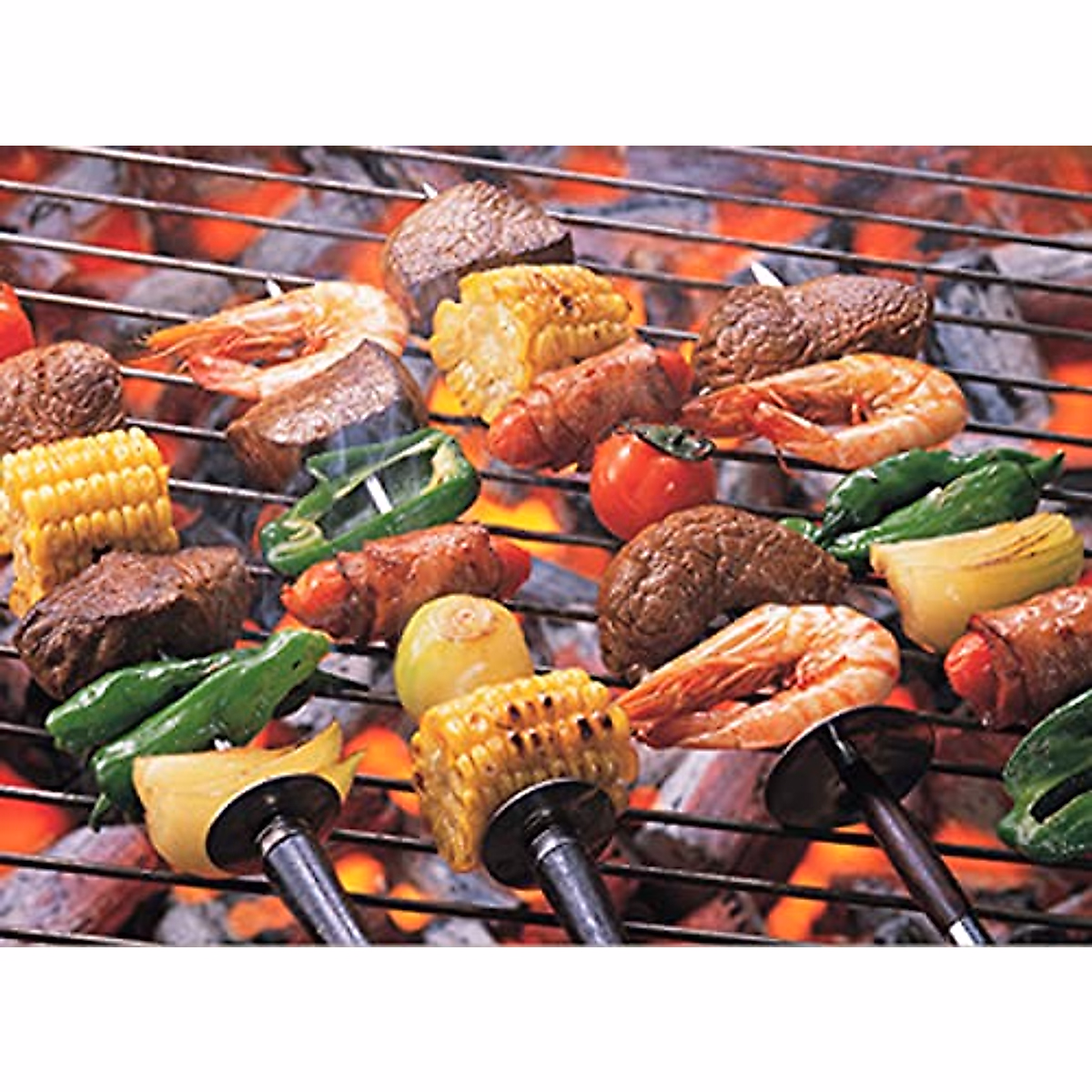 Xicennego Portable Charcoal Grill Outdoor Grill With Handle Foldable BBQ Grill For Picnic Beach Terrace Backyard Barbecue(Large)