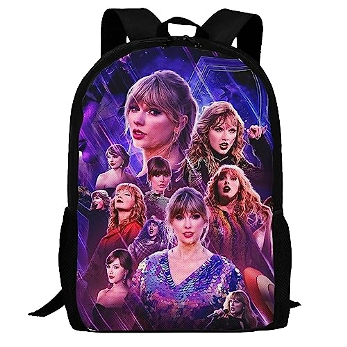 OLDX Taylor Singer Swift Collage Backpack Taylor Singer Swift Photos Backpack Canvas Lightweight Backpack Work Sport Hiking Backpack