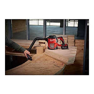 Milwaukee M18 18-Volt Lithium-Ion Compact Vacuum Bare Tool (Tool-Only) | Hardware Power Tools for Your Carpentry Workshop Machine Shop Construction or Jobsite Needs