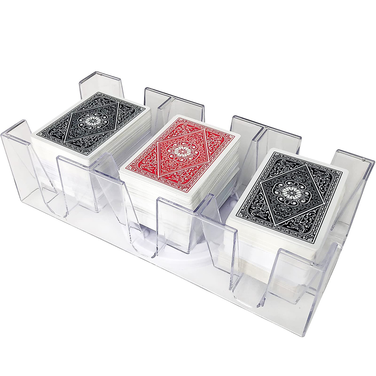 Yuanhe 9 Deck Rotating-Revolving Playing Card Tray, Card Holder