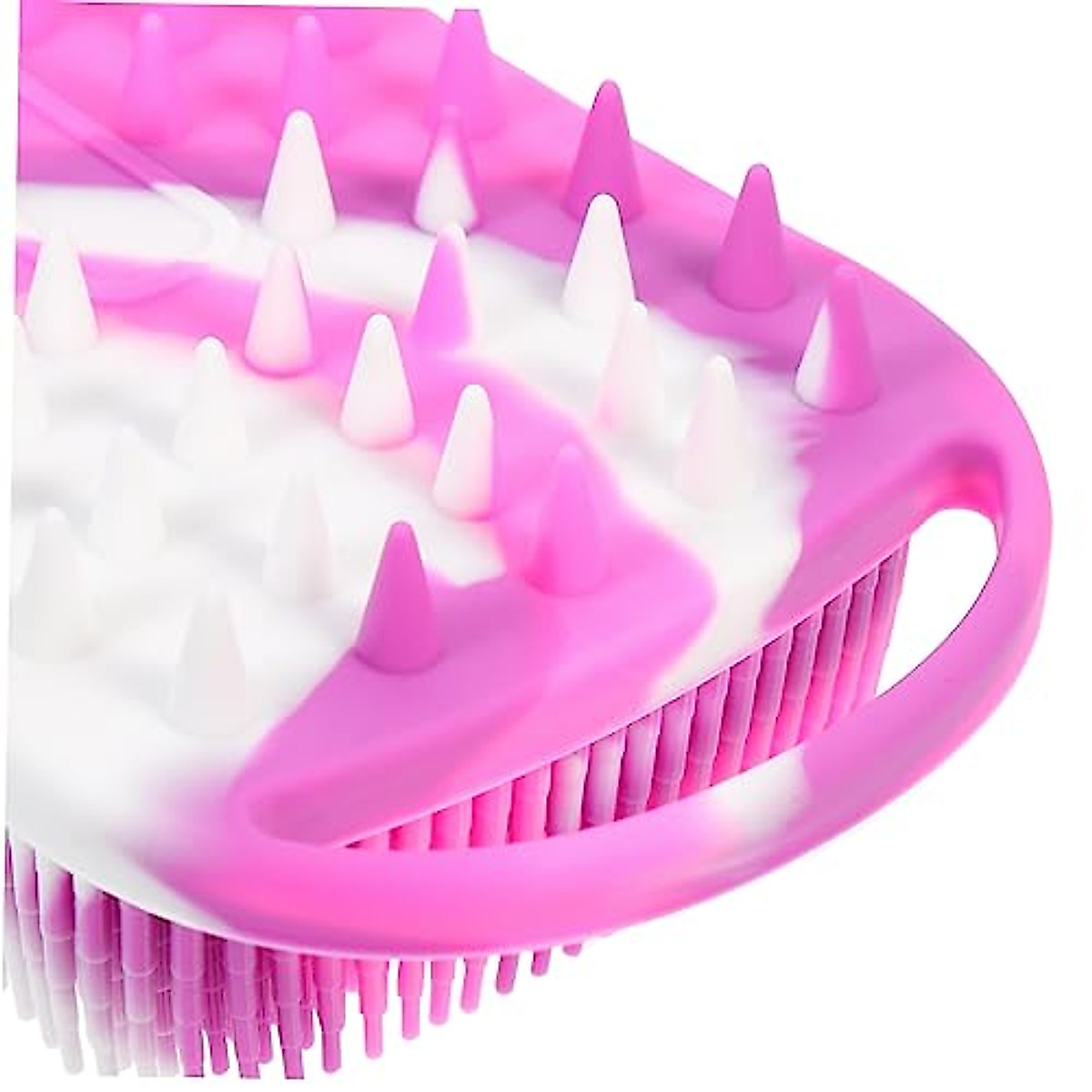 Hemoton 5pcs Bath Massage Brush Silicone Body Brush Body Shampoo Brush Shower Lather Brush Silicone Scalp Massager Head Scalp Brushes Skin Exfoliation Brush Shower Scrubber Shower Scrubber