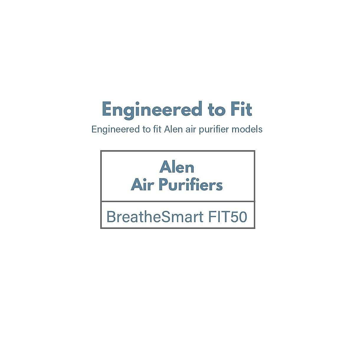 Filter-Monster True HEPA Replacement Compatible with Alen FF50 Air Filter for Allergies and Dust