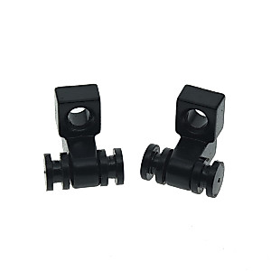 Dopro Set of 2 Guitar Roller String Tree Roller String Guides Retainer for Electric Guitars Strat Stratocaster Tele Telecaster Black