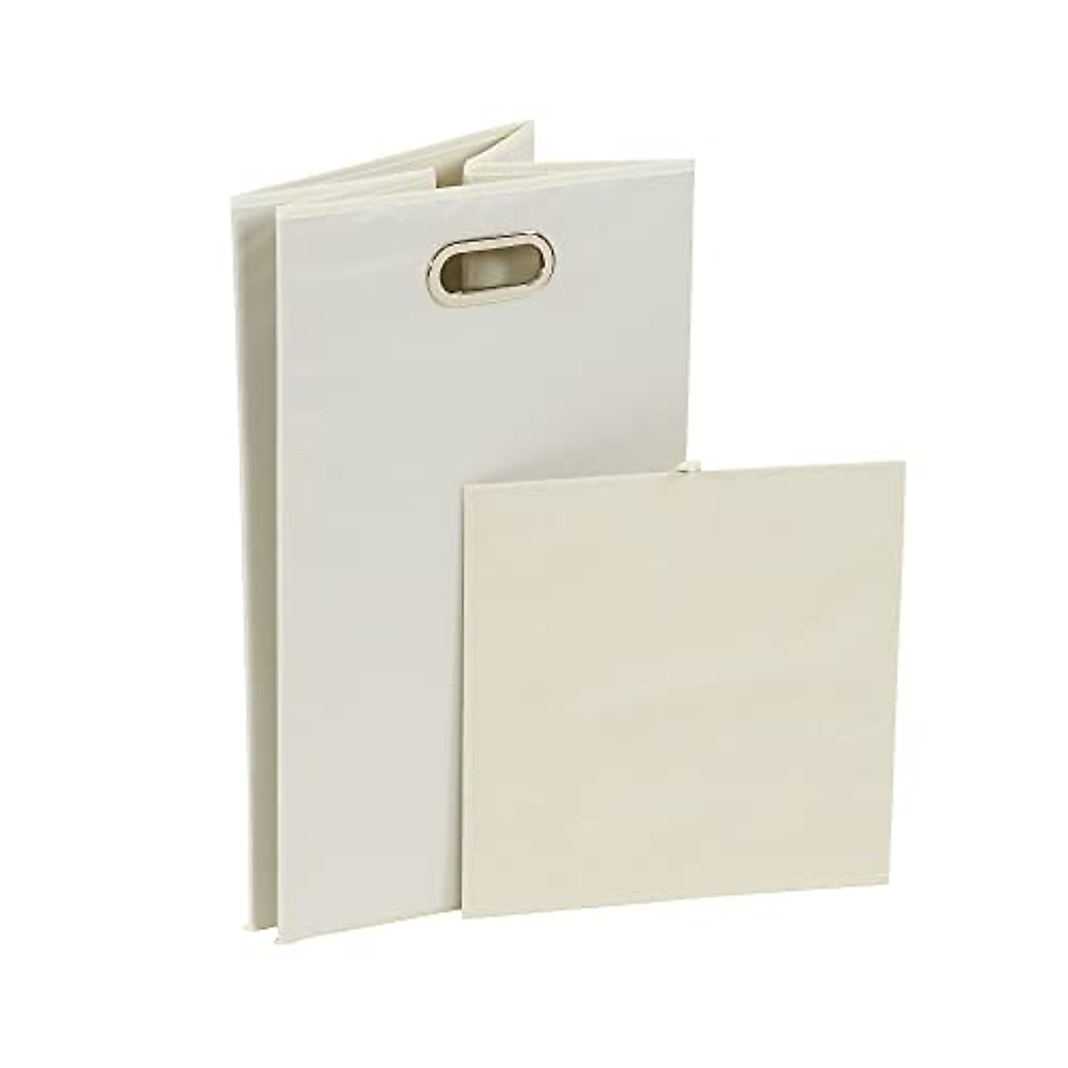 Household Essentials Folding Laundry Hamper, Natural