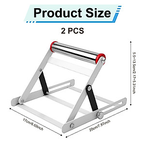 2pcs Adjustable Cutting Machine Support Frame, Foldable Height Adjustable Cutting Machine Table Saw Stand, Height Adjustable Range 2.17-5.31 Inch