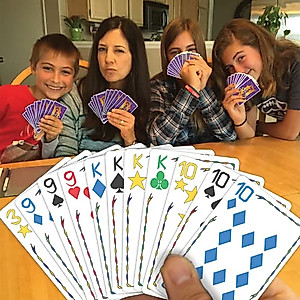 PlayMonster Five Crowns — The Game Isn't Over Until the Kings Go Wild! — 5 Suited Rummy-Style Card Game — For Ages 8+