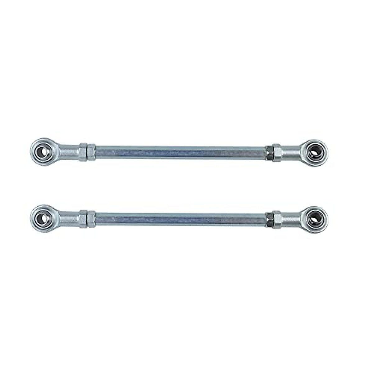 2pcs M8 200mm Inner Outer Steering Tie Rod End Lower Upper Ball Joint Adjustable Sway Bar Assembly for Electric ATV Quad Go Kart