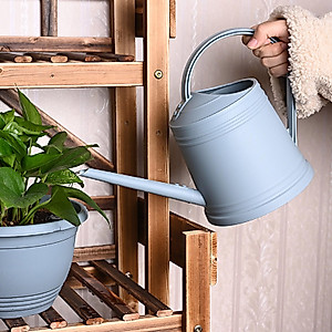 Watering Can Indoor Plants 1.8L Imitation Tin Long Spout Watering Cans Home Balcony Portable Watering Cans Large Capacity Gardening Tools