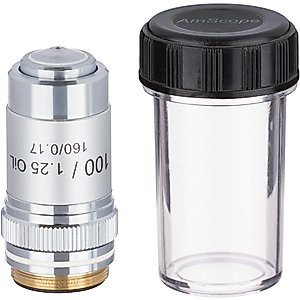 AmScope A100X 100X (Oil) Achromatic Microscope Objective