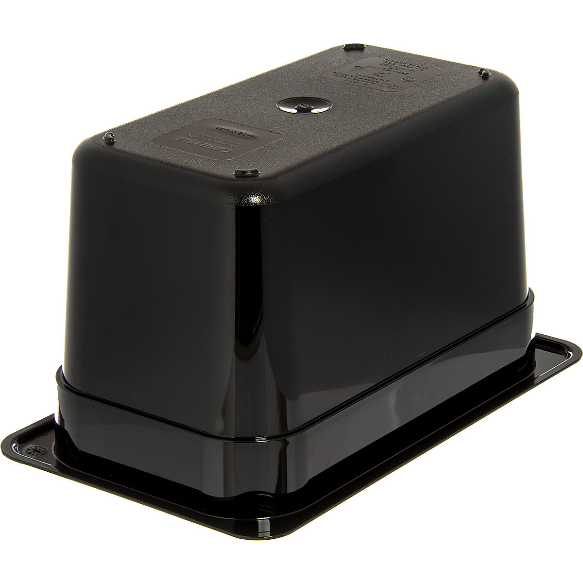 Carlisle FoodService Products 3088203 StorPlus High Heat Food Pan, 6" Deep, Quarter Size, Black