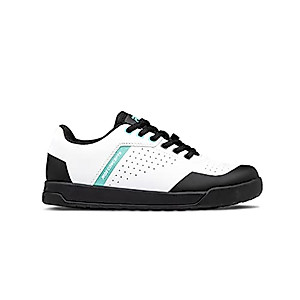 Ride Concepts Women's Hellion Elite Bike Shoe White/Aqua, 6 M US