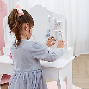 Fantasy Fields - Little Princess Anna Medium Play Vanity - White