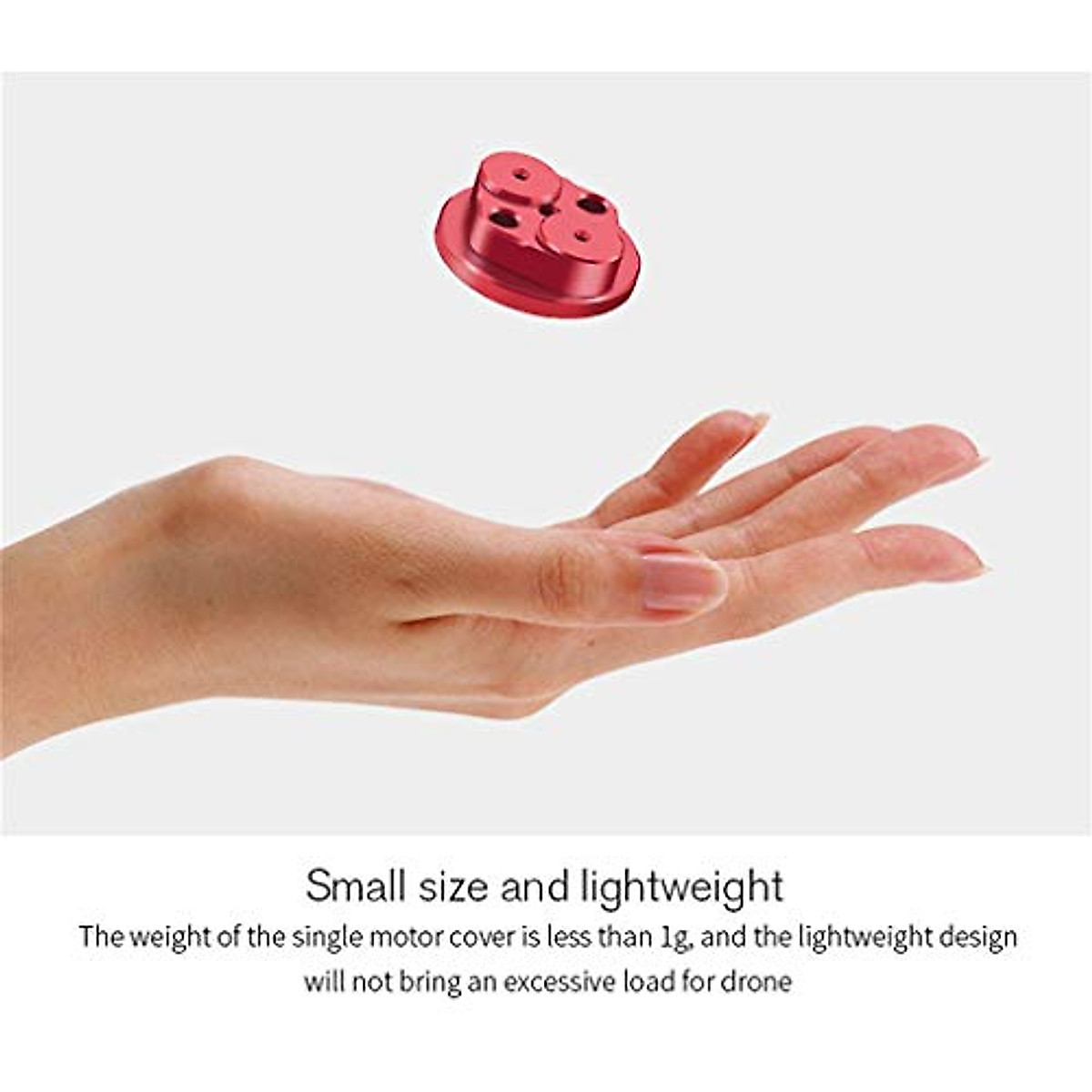 Muised Rc Accessories and Parts 4pcs Metal Motor Covers Dustproof Protective Cover for Drone Mavic Mini Drone Flying Accessories Travel Mini Drone Accessories