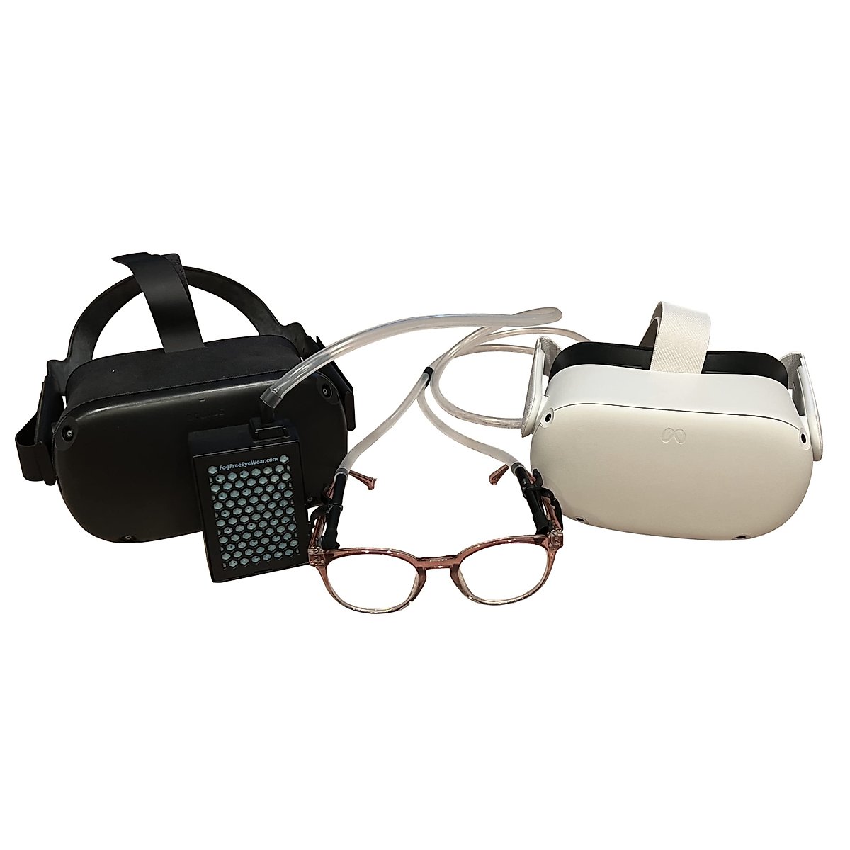 Eliminate Lens Fogging Wearing Glasses with Oculus Headset. Works with All Oculus Models and Other VR Headsets. No Additional Hardware Needed.