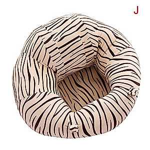 Baby Sofa Support Chair - Baby Support Seat, Plush Soft Cartoon Animals Sitting Chair, Baby Sofa Learning to Sit Chair