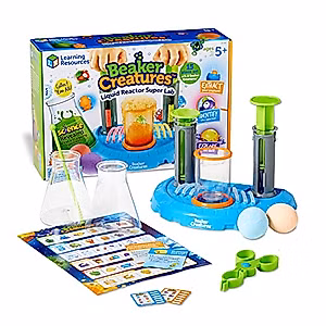 Learning Resources Beaker Creatures Liquid Reactor Super Lab, Homeschool, STEM, Science Exploration Toy, Science Kit, Ages 5+