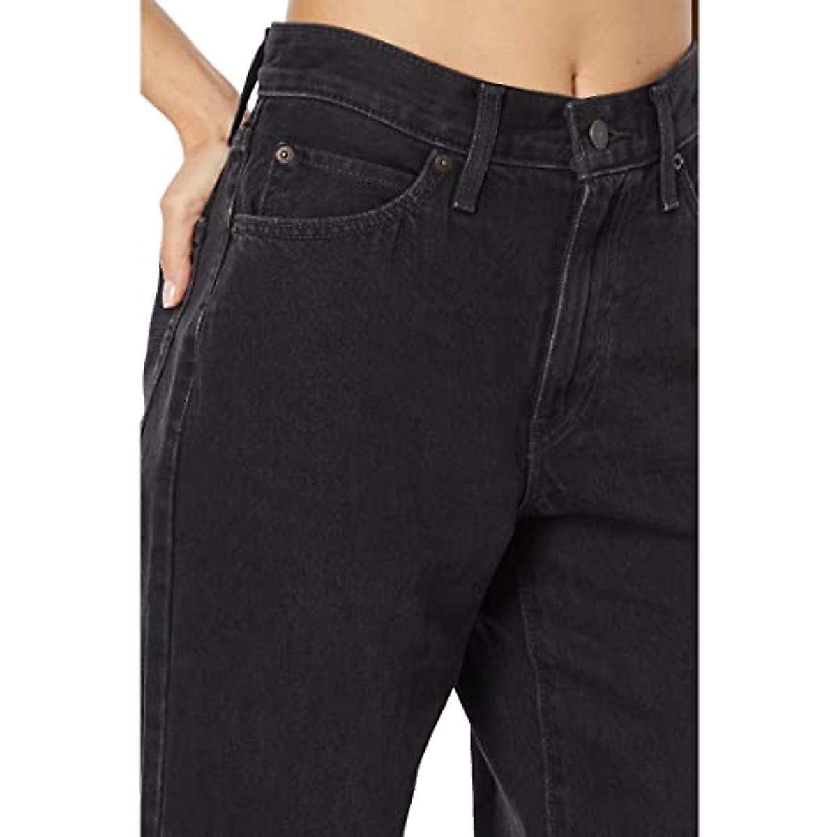Levi's Women's 94 Baggy, (New) Black Stonewash, 31