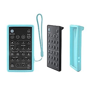 CHUNGHOP Remote Control with Cover Replacement for Bose Music System I II III IV, Compatible with Bose Sound Touch Music Radio System (Remote+Glow Blue Cover)