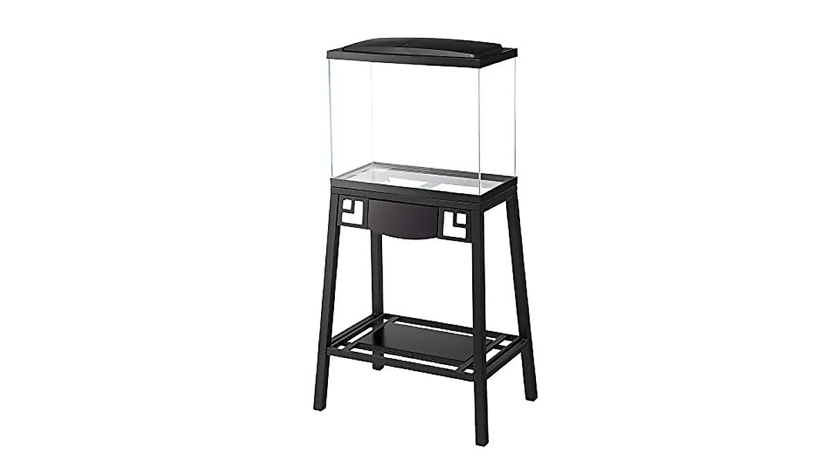 Aqueon 30x12 Metal Aquarium Stand | Durable Steel, 2-Tank