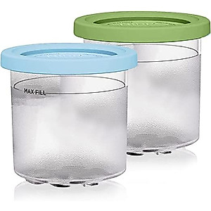 YHANNI Ice Cream Pints Cup, Kitchen Accessories, Safe & Leak-Proof Ice Cream Storage Containers with Lids for Ninja Cream Pints, Compatible with Ninja Ice Cream Makers (NC301/300/299)