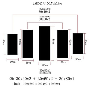 5 Pieces Canvas Wall Art Modern Home Decor Loon In Misty Waters Framed Artwork Pictures for Wall Decor Pictures for Living Room 60x32 Inch