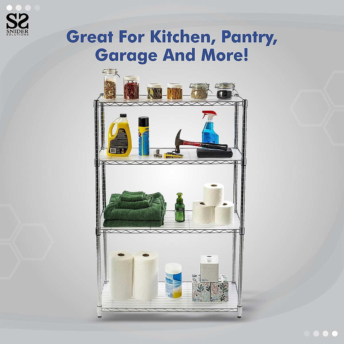 Wire Shelf Liners Set of 4 (36 x 14 inches) Plastic Waterproof Acrylic Storage Mat Organization Cover for Metal Shelves