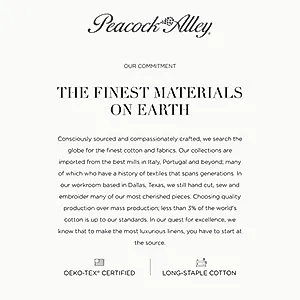 Peacock Alley All Seasons Luxury Cotton Blanket - 100% Long Staple Cotton Throw Blanket for Sofa and Bed - Queen (Natural)