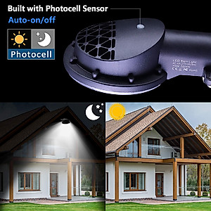 SERWING LED Barn Light 70W - Dusk to Dawn LED Outdoor Lighting, Super Bright 9900LM Security Yard Light (700W Incandescent Equiv.) 5000K Daylight IP65 Waterproof for Outdoor Street Area Lighting