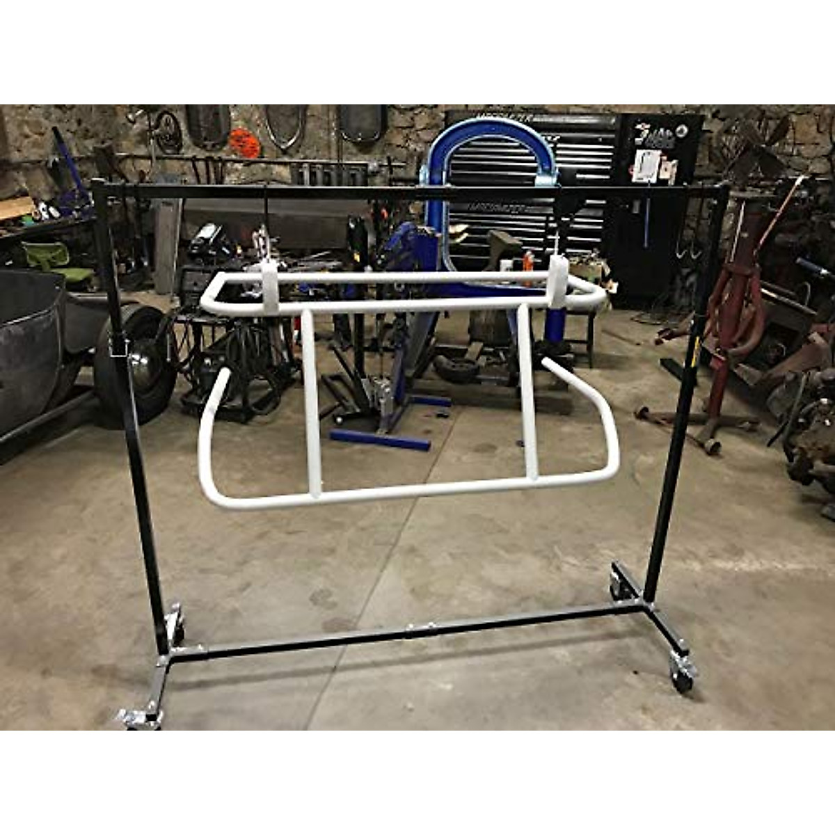 Eastwood Portable Adjustable Frame Painting Rack 6 Hooks Durable Powder Coat
