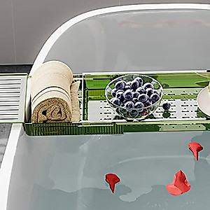 Bathroom Tray Retractable Hollow Draining Organization Holder Accessory for Kitchen Sink Vegetable Fruit Bathroom Tray Organizer