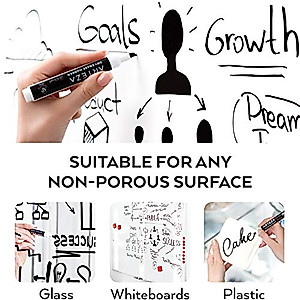 ARTEZA Black Dry Erase Markers, Bulk Pack of 52 Whiteboard Markers, Chisel Tip, Low-Odor Ink, Long-Lasting & Easy-to-Erase, Ideal for School, Office, Homeschooling and Teachers