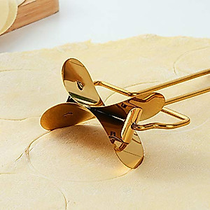 Buyer Star Rainbow rolling pin-15.8-inch Professional Rolling Pin Fondant, Dumplings, Cookies, Pizza Dough, Pasta, Pie Crust, Pastry - Metal French Rolling Pin Roller (NO.0)