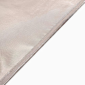 Beige 108" Satin Round Tablecloth