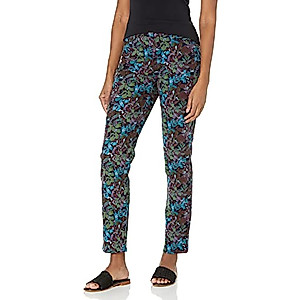 Gloria Vanderbilt Women's Amanda Classic High Rise Tapered Jean Standard, Midnight Affair Autumn Leaves, 18