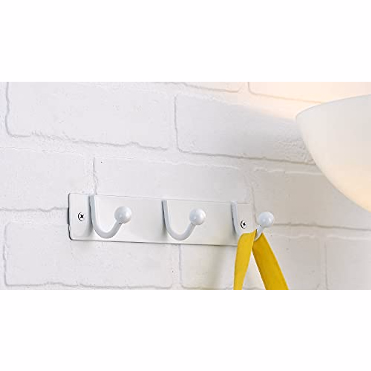 Richelieu Hardware 70548BAG Utility Hook Rack 9-1/16 in (230 mm), White