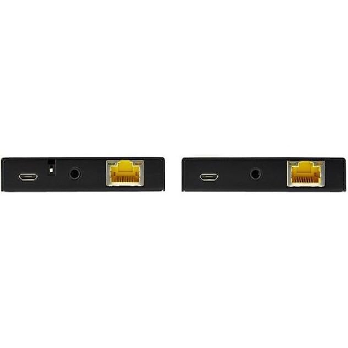 StarTech.com HDMI Over CAT6 Extender Kit - 4K 60Hz - HDMI Balun Kit - Signal up to 165 ft / 50m - HDR - 4:4:4-7.1 Audio Support (ST121HD20V), Black