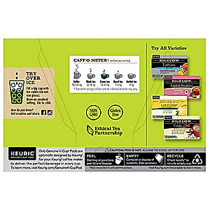 Bigelow Green Tea Keurig K-Cup Pods, Caffeinated, 12 Count (Pack of 6), 72 Total K-Cup Pods