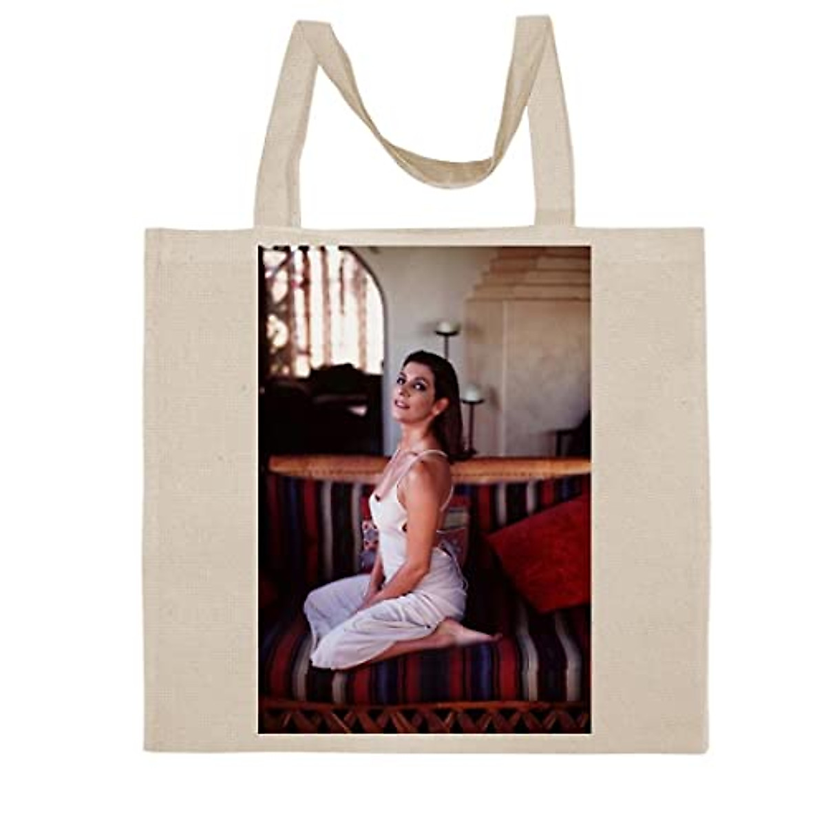 FC Carino Marina Sirtis - A Nice Graphic Cotton Canvas Tote Bag FCA #FCAG373125