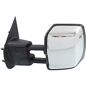 Garage-Pro Mirror Compatible with 2012-2021 Nissan NV1500, 2012-2021 NV2500 and 2012-2021 NV3500 Towing, Driver Side, Heated, Power Glass, Blind Spot Glass