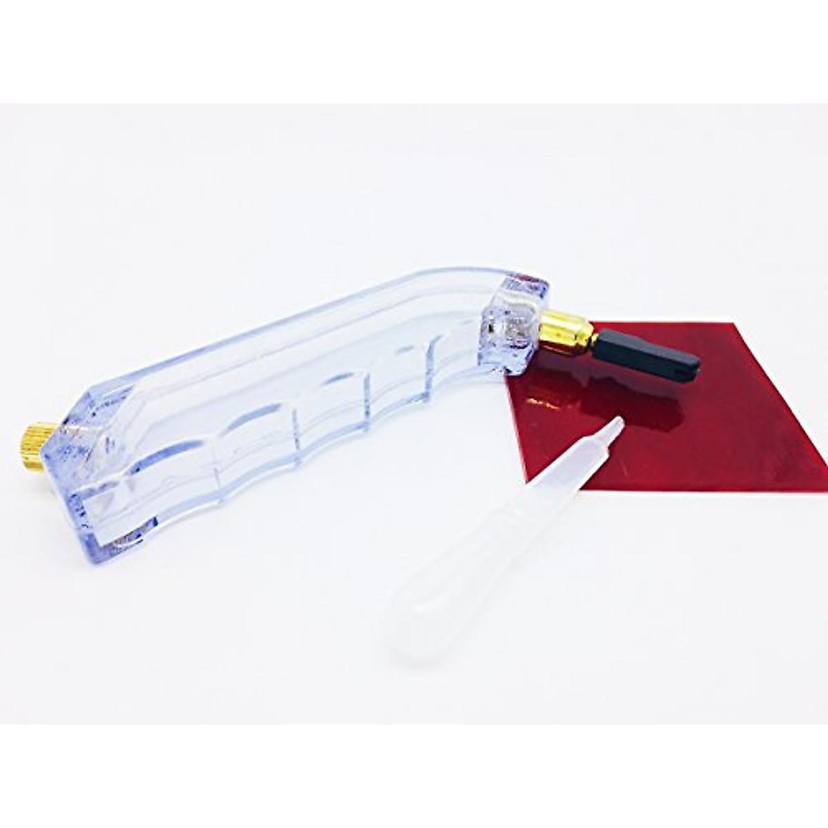 Professional Stained Glass Cutting Tool Pistol Grip Oil Feed Glass Cutter Cuts Windows, Mirrors and Oil Reservoir