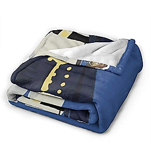 Qualet Hamilton Lafayette Daveed Diggs Ultra Soft Micro Fleece Warm Throw Lightweight Bed Blanket Sofa Cozy,Blanket Couch Travel Chair for Home 60 inch X50,Black