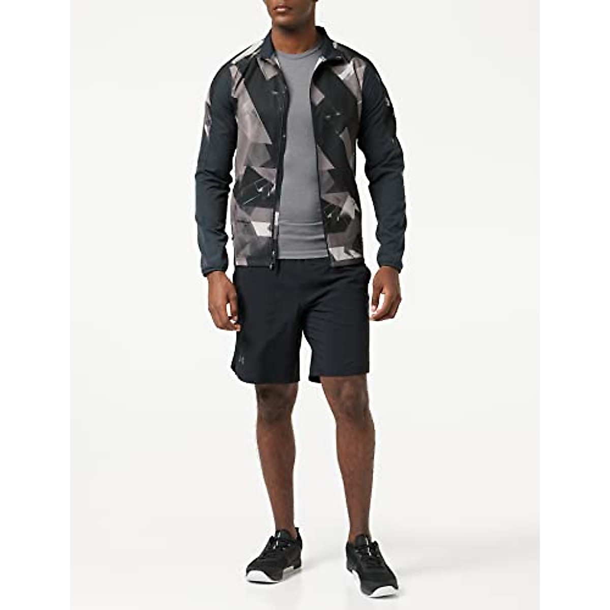 Under Armour Men's Launch Run 9-Inch Shorts , Black (001)/Reflective , X-Large