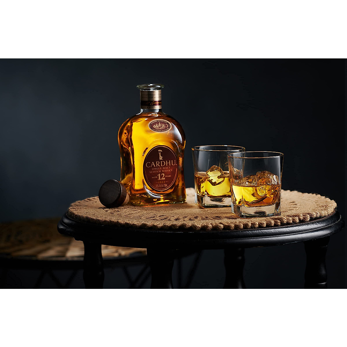 Red Series 10 oz. Square Double Old Fashioned Glass (Set of 4)