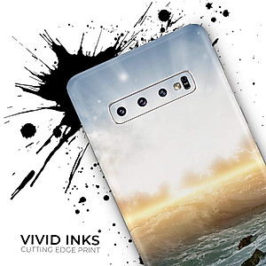 DesignSkinz Majestic Sky on Crashing Waves Protective Vinyl Decal Wrap Skin Cover Compatible with The Samsung Galaxy S20 (Screen Trim & Back Glass Skin)