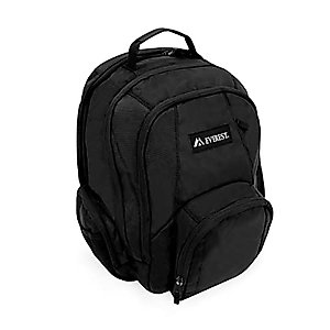 Everest Transport Laptop Backpack, Black, One Size