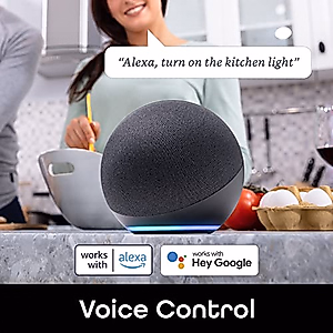 Geeni LUX Amber ST19 Edison WiFi LED Smart Bulb, 2700K - 6500K 8W, E26 Base, Dimmable, Tunable White Light, Compatible with Amazon Alexa & Google Home - No Hub Required- 2 Pack